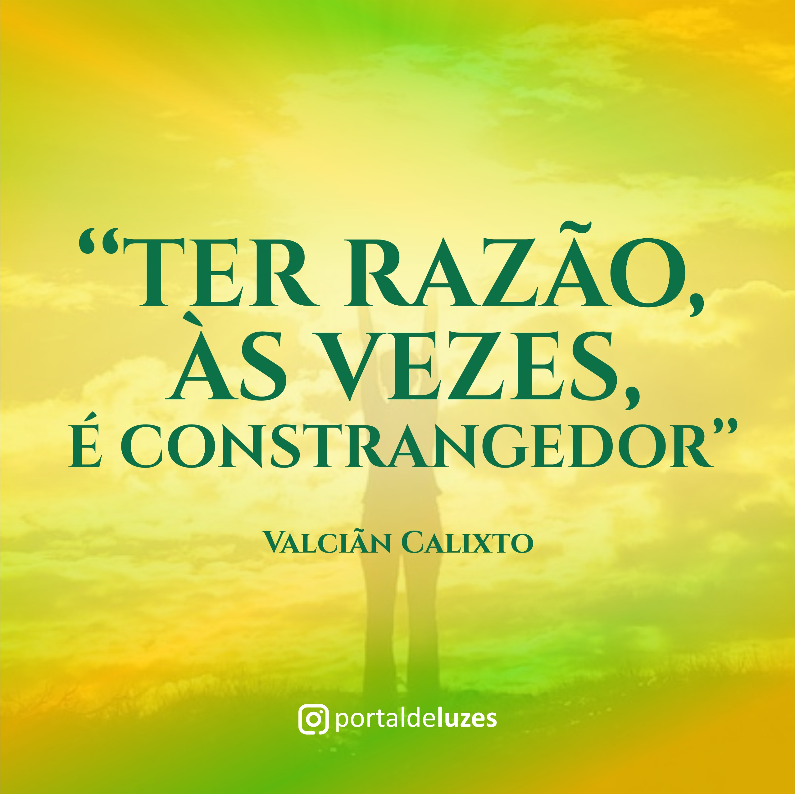 Razão e Constrangimento - Portal de Luzes